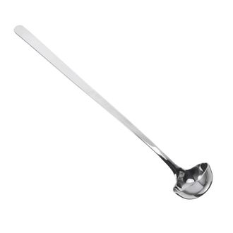 Aboofan Edelstahl &Ouml;l L&ouml;ffel mit Langem Griff Rostfrei Tiefer Runder Kopf Multifunktionaler K&uuml;chenhelfer zum Dosieren von So&szlig;en Honig und Dressings Praktisch f