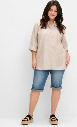 Sheego Klassische Bluse Hemdbluse