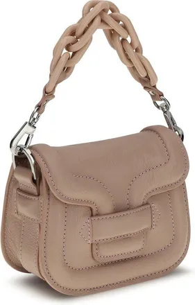 Pierre Hardy Womens Alphaville Shoulder Bag Beige Calf Leather Bos