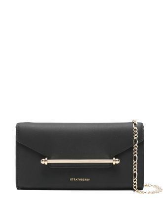 Strathberry Gro&szlig;e Melville Clutch - Schwarz