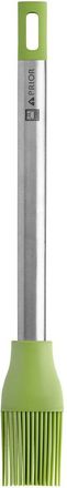 Bra Prior | Küchenbürste, geeignet für den Kontakt mit Lebensmitteln, Edelstahl, Nylon und Silikon, grün, 28,5 x 4 x 3,5 cm