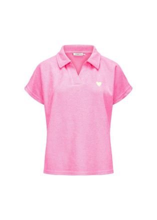 Codello V-Shirt mit Herz-Stickerei