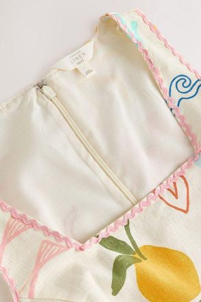 Next Minikleid Etui-Minikleid mit eckigem Ausschnitt (1-tlg)