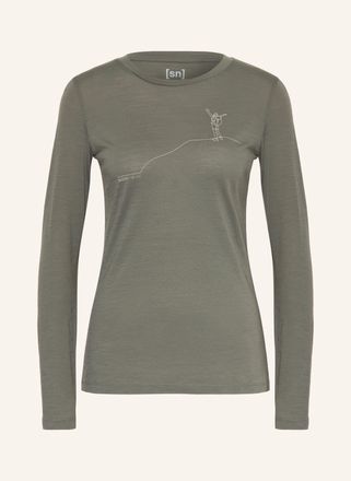 super.natural Funktionsshirt Berggl&uuml;ck gruen