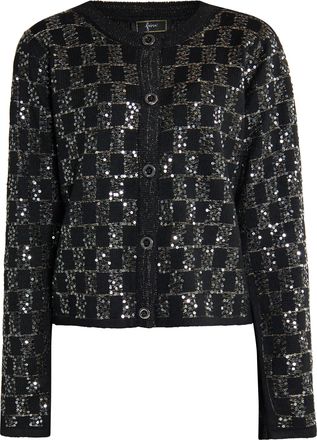 Faina Strickjacke Damen schwarz