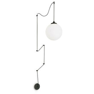 Ideal Lux Ideal Lux Boa - 1 Light Globe Deckenanh&auml;nger Schwarz, E27