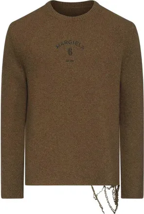 Maison Margiela Pull en laine m&eacute;lang&eacute;e Mm6 Maison Margiela