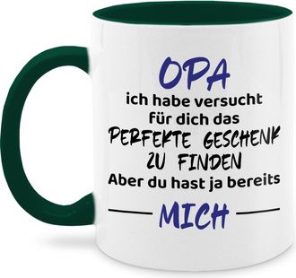 Shirtracer Tasse Tassen 325ml - Gro&szlig;vater - Weihnachten Geschenkidee Opa ich habe versucht f&uuml;r dich das perfekte Geschenk zu finden | Opi Geschenke Geburtstag Ge