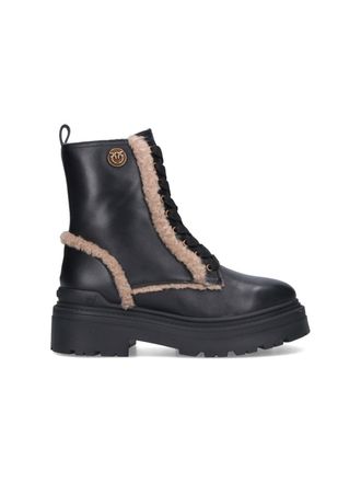 Pinko Stiefeletten Aus Leder