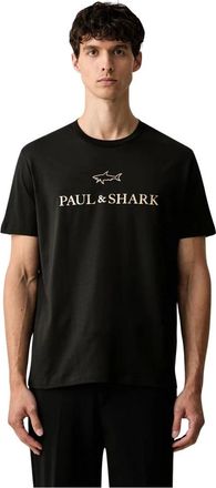 Paul & Shark Homme, Tops, Noir, Taille: L Hauts > T-shirts