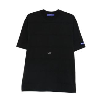 A-Cold-Wall* Logo-Print T-Shirt - - Tops - Herren - Schwarzk - M