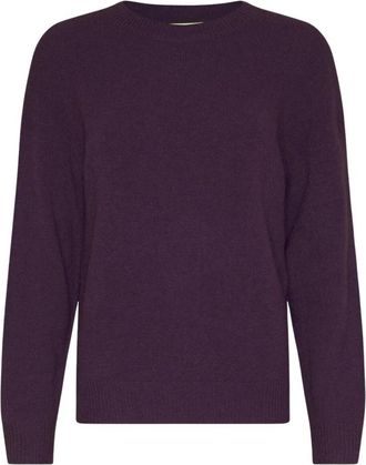 Moss Copenhagen Hope Pullover - - Knitwear - Damen - Lila - M/L