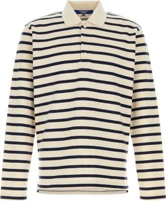 Junya Watanabe Homme, Tops, Multicolore, Taille: L Polo oversize en coton brod&eacute;