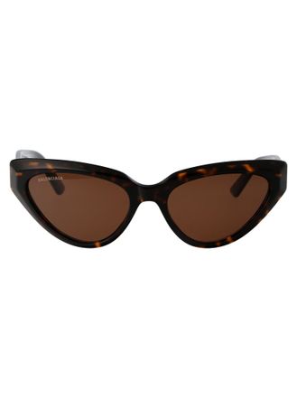 Balenciaga BB0270S Cat-Eye Havana Acetate Sunglasses - Brown