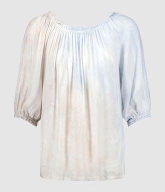 Raquel Allegra Top Lily Blue Cloud