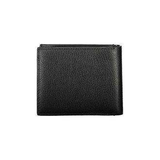 Calvin Klein Pebbled Leather Wallet - Black
