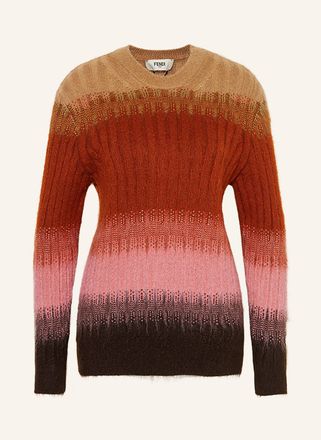Fendi Pullover Mit Mohair braun