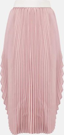 Stella McCartney Maxirock mit Leder