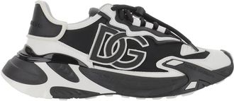 Dolce & Gabbana Low-Top Sneaker - Chunky Sneakers With Embroidered Logo - Gr. 42 (EU) - in Schwarz - für Damen