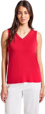 Street One Damen A323623 V-Neck Top, Glory Red, 42