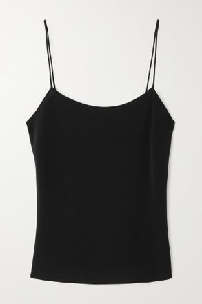 The Row Caraco En Satin Mat Biggins - Noir