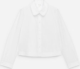 Arket R&uuml;schenbluse -Wei&szlig;