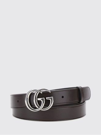 Gucci Ceinture GG Marmont en cuir de veau lisse avec boucle monogramme
