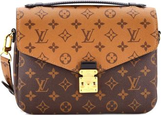 Louis Vuitton Pochette Metis Reverse Monogram Canvas crossbody bag - Braun