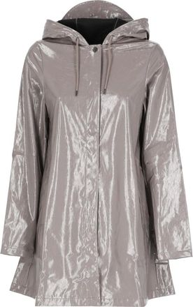 Rains Veste trap&egrave;ze - Femme - Vestes - Gris - Taille: 42 FR