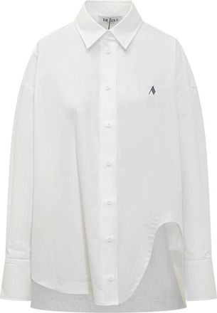 The Attico Femme, Blouses et Chemises, Blanc, Taille: 36 FR Chemise Oversize en Coton