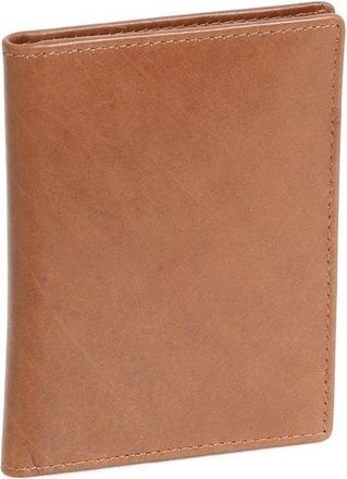 LEAS Ausweis- und Kreditkartenhülle Echt-Leder, cognac Card-Collection