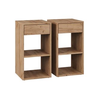 Vicco Nachttisch Dany, Goldkraft Eiche, 2er Set