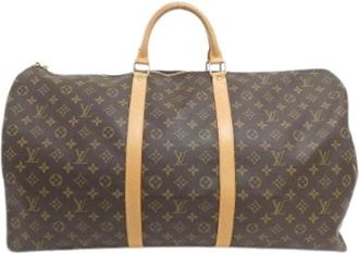 Louis Vuitton unisex, Pre-owned, Brun, Taille: ONE Size Sac Week-end en Toile Pre-owned
