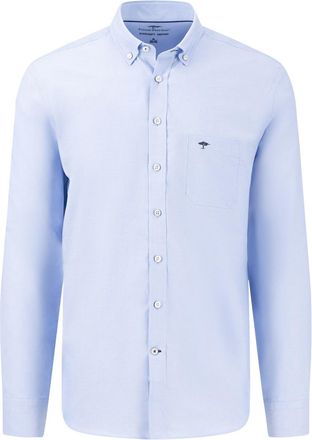 Fynch-Hatton Weiches Oxford Hemd aus Baumwolle Light Blue / 3XL