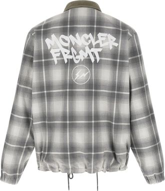 Moncler Reversible Plaid Jacket - Gray