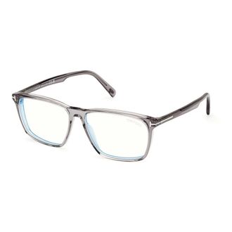 Tom Ford unisex, Accessoires, Gris, Taille: 55 MM Montures de lunettes &agrave; rayures grises