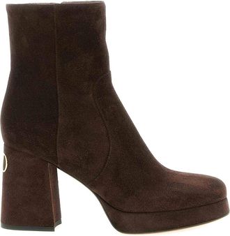 Valentino Garavani Bottines - Marron