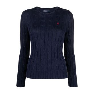 Ralph Lauren Femme, Pulls, Bleu, Taille: 38 FR Julianna Pullover Pulls
