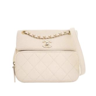 Chanel Pre-owned Classic Flap Crossbody Bag - - Pre-owned - Damen - Wei&szlig; - ONE SIZE