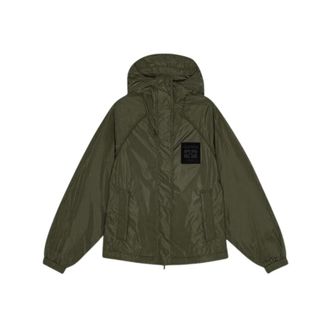 Ganni Kapuzenjacke Oversized - - Jackets - Damen - Gr&uuml;n - XS