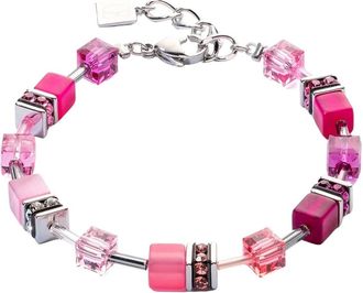 Coeur de Lion Armband - GeoCUBE Iconic Armband - Gr. ONE SIZE - in Rosa - f&uuml;r Damen