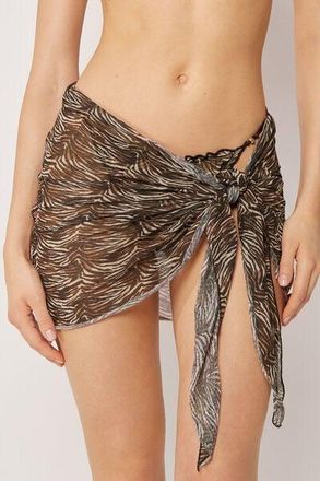 Calzedonia Kurzer Pareo Braun