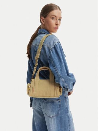 Calvin Klein Handtasche Webbing Strap Canvas Pocket Bag LV04F3464G Beige