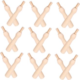 NUOBESTY 18 St&uuml;ck Ergonomischer Nadel -filzwerkzeuggriff Ergonomischer Felting DIY -Griff Nadel -feltze -griffersatz Khaki