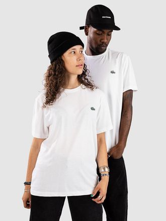 Lacoste Regular Fit Cotton Blend Jersey T-Shirt white