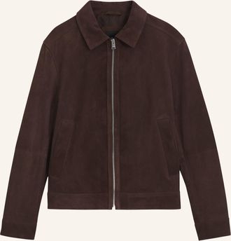 HUGO BOSS Lederjacke H-malbano7 braun