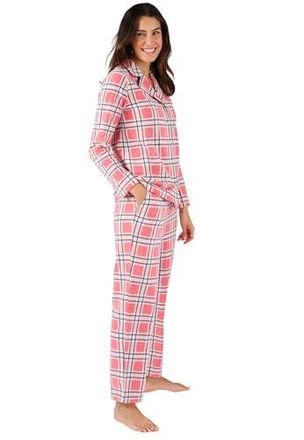 Damart Pyjama Maille Polaire Thermolactyl Femme Rose Imprim&eacute; Taille 46-48 (L)