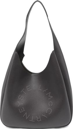 Stella McCartney sac porté épaule souple à logo - Gris