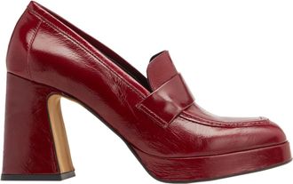 8 by YOOX LEATHER PLATFORM TALL LOAFER