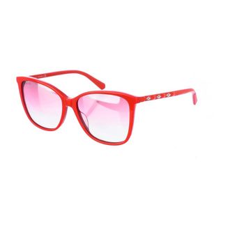 Swarovski Ovale Sonnenbrille - - Accessories - Damen - Rot - ONE SIZE